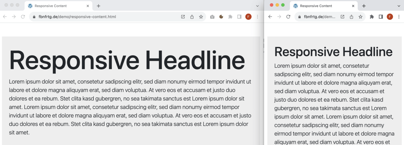 Responsive Text – FBNFRTG